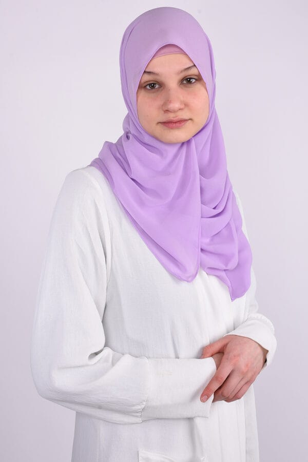 Premium Purple Chiffong Hijab | Medinah Online Store